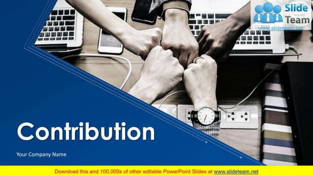 Contribution PowerPoint Presentation Slides | PPT