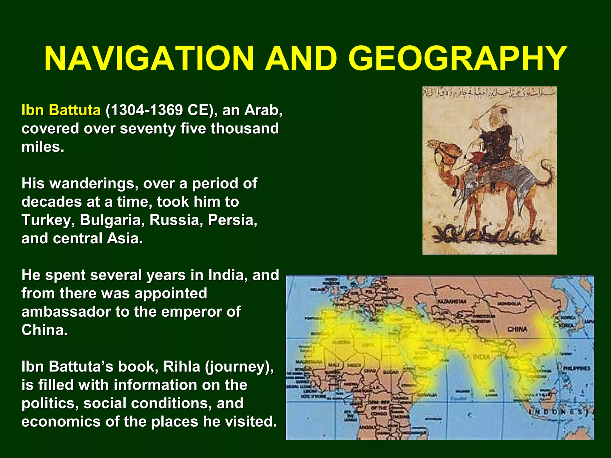 Contributions of islam to civilization | PPS