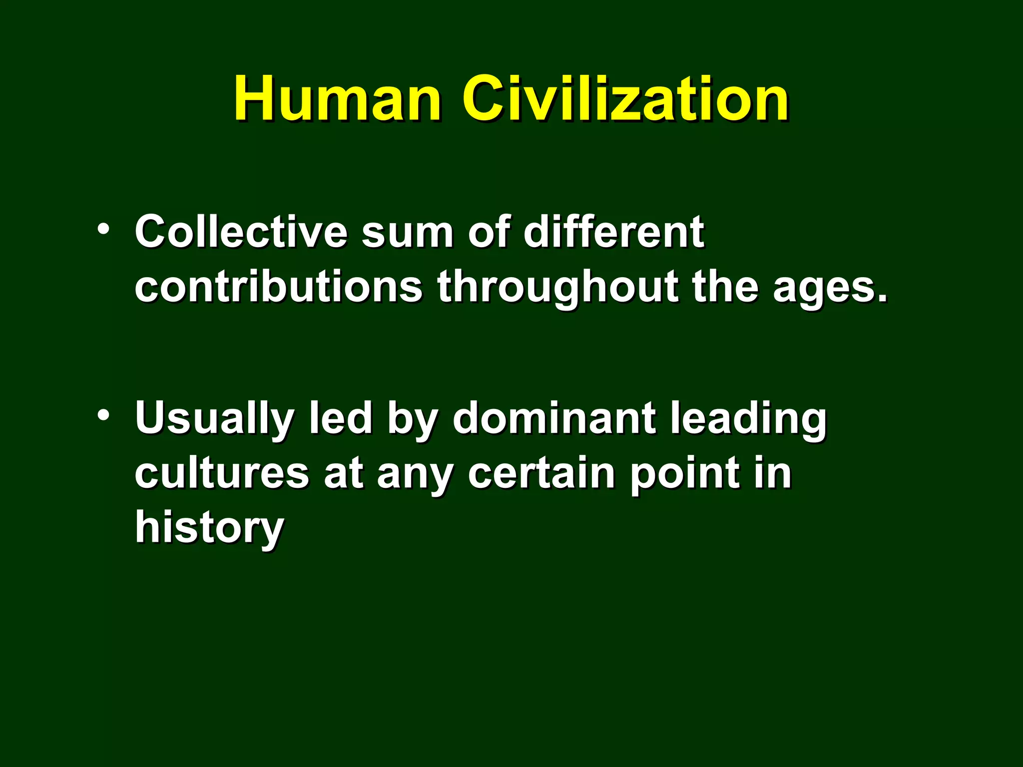 Contributions of islam to civilization | PPS
