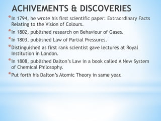 Contributions of eminent scientists | PPTX