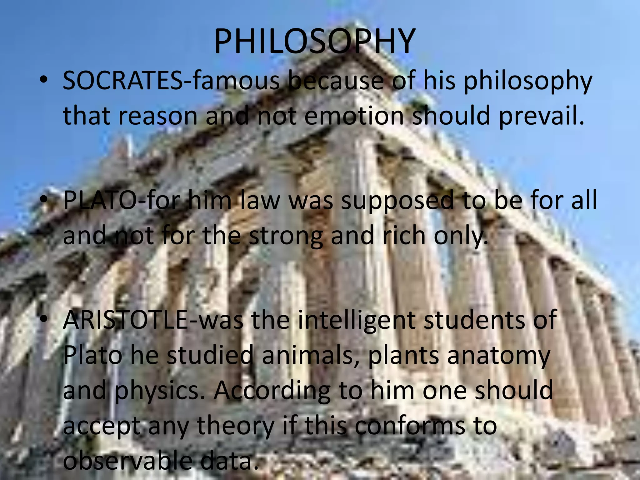 Contributions of Greek Civilization | PPT