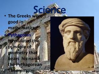 Contributions of Greek Civilization | PPTX