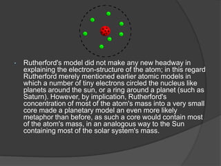 Thomas Model Of The Atom