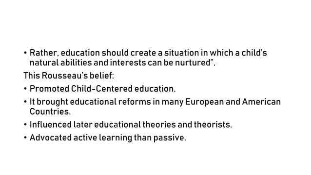 Contributions of Jean Jacques Rousseau.pptx | Free Download