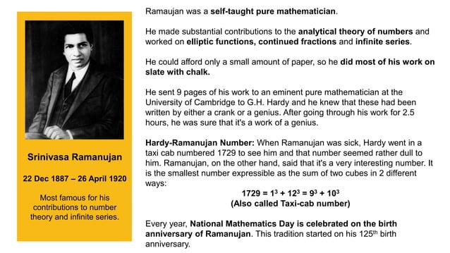 Contributions of Mathematicians by Geetika | PPT