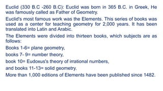 Contributions of mathematicians | PPTX