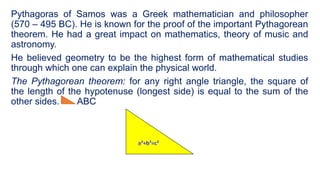 Contributions of mathematicians | PPTX