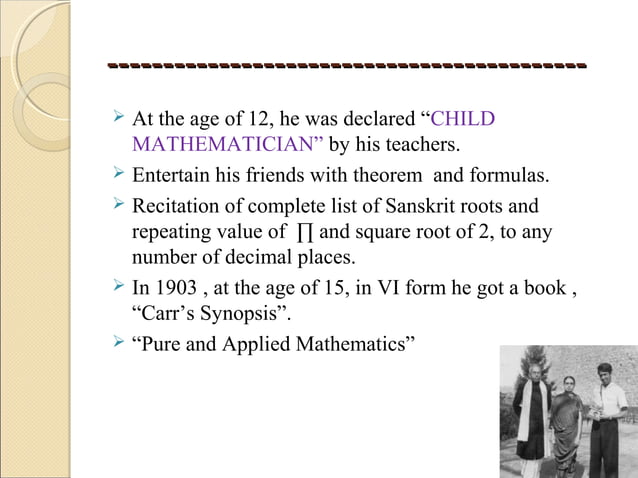 Contributions of s.ramanujan in mathematics | PPT