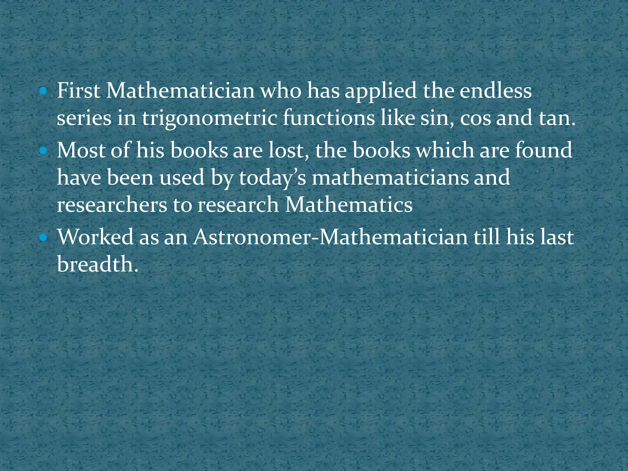 CONTRIBUTIONS OF SANGAMGRAMA MADHAVA.pptx