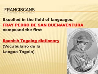 Contributions of the spanish missionaries | PPTX