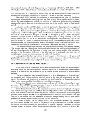 Contribution to long term performance of piled raft foundation in ...