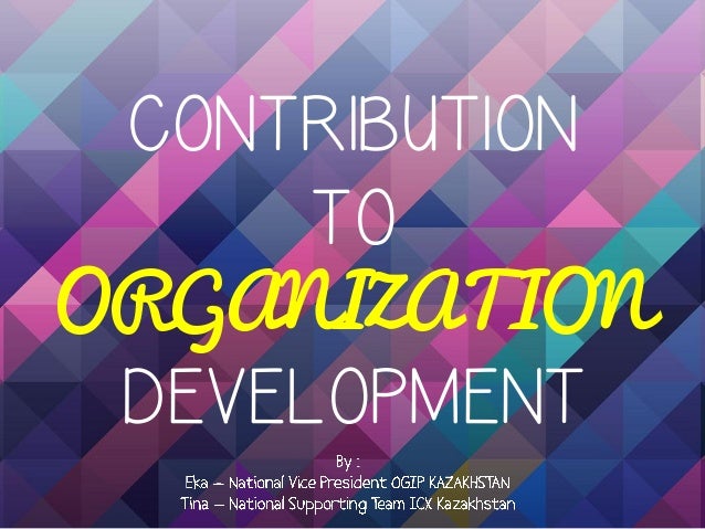 Contribution to Org development