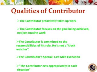 Contributor Personality Development- L. D. College of Engineering | PDF