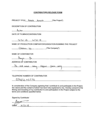 Contributors form | PDF