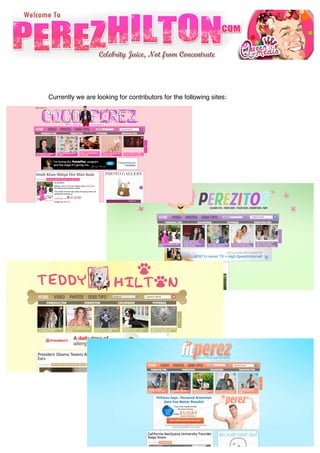 Contributor Guidelines | PDF