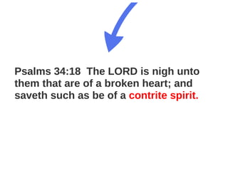 A Contrite spirit | PPT