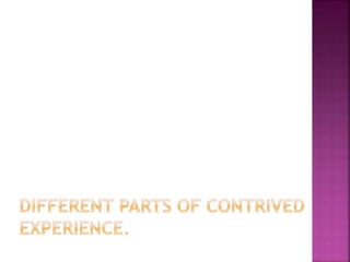 Contrive experience | PPTX