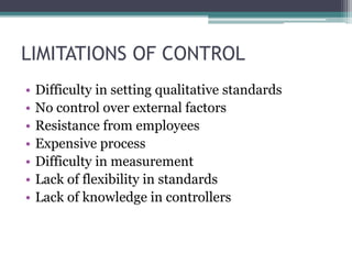 Control | PPTX | Business | Business and Finance