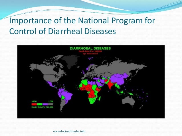 Control of diarrheal diseases