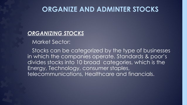 CONTROL-AND-ORDER-STOCK-ppt-.mich-complete2-1.pptx | Stocks and Bonds ...