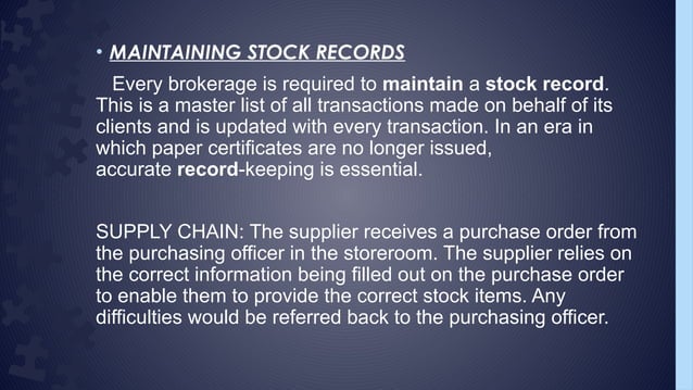 CONTROL-AND-ORDER-STOCK-ppt-.mich-complete2-1.pptx | Stocks and Bonds ...