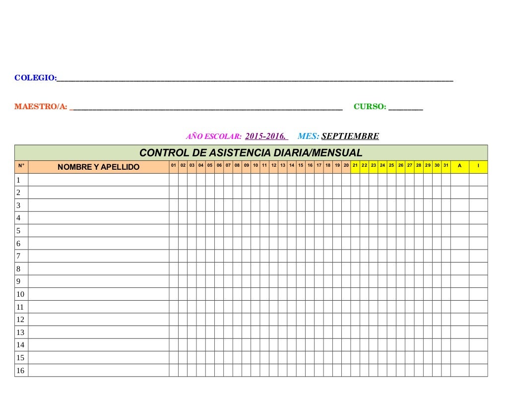 Control de-asistencia-diario-por-meses-editable