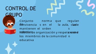 Control-de-grupo nivel preescolar. presentación | PPTX
