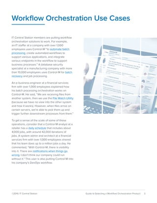 Control-M - Guide to Selecting a Workflow Orchestration Product | PDF