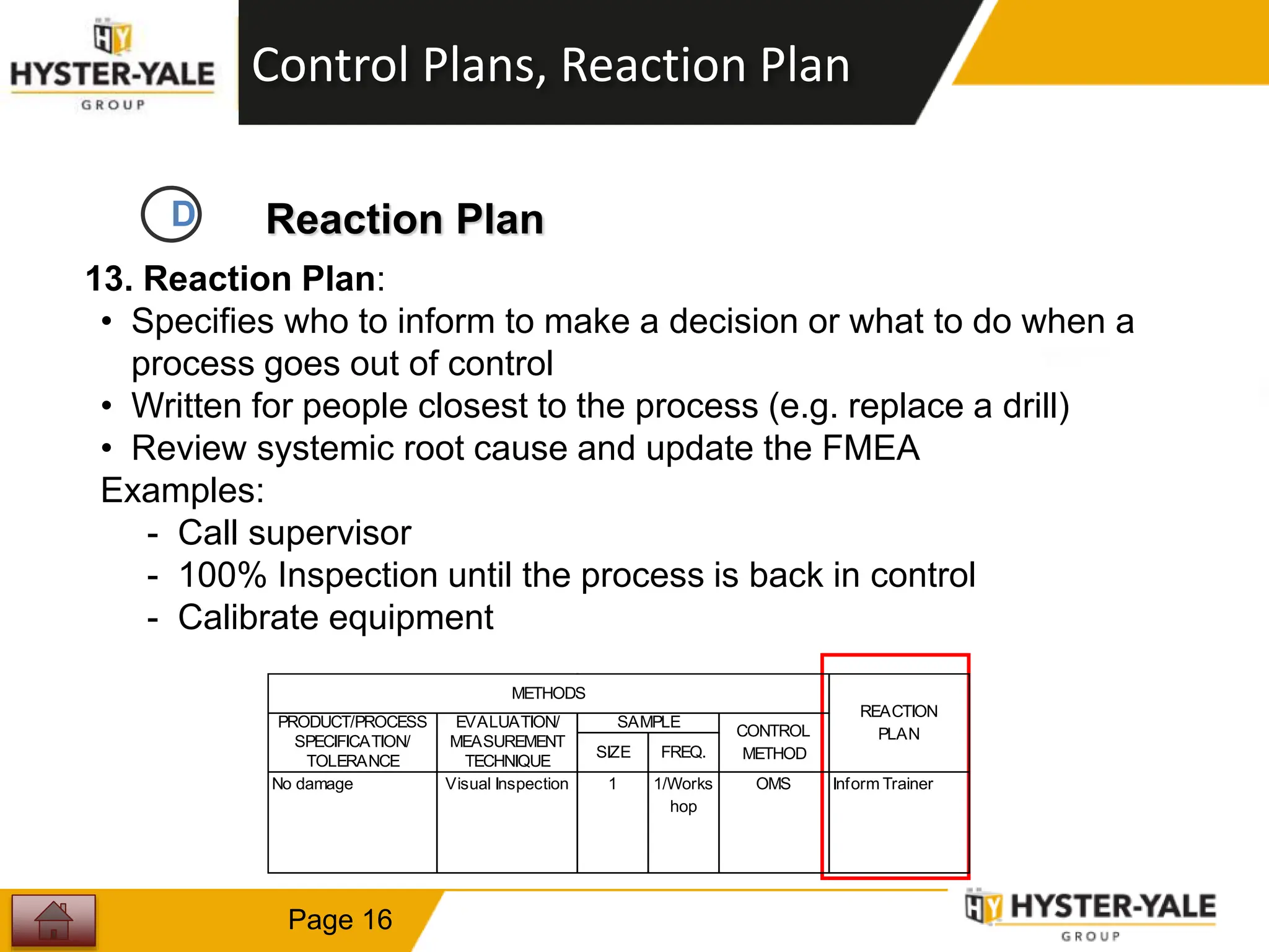 Control-Plan-Training.pptx for the Automotive standard AIAG | PPTX