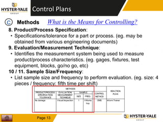 Control-Plan-Training.pptx for the Automotive standard AIAG | PPTX