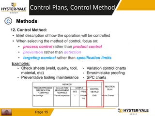 Control-Plan-Training.pptx for the Automotive standard AIAG | PPTX