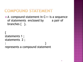 Control statement | PPTX