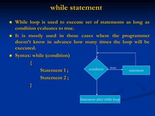 control-statements, control-statements, control statement | PPT