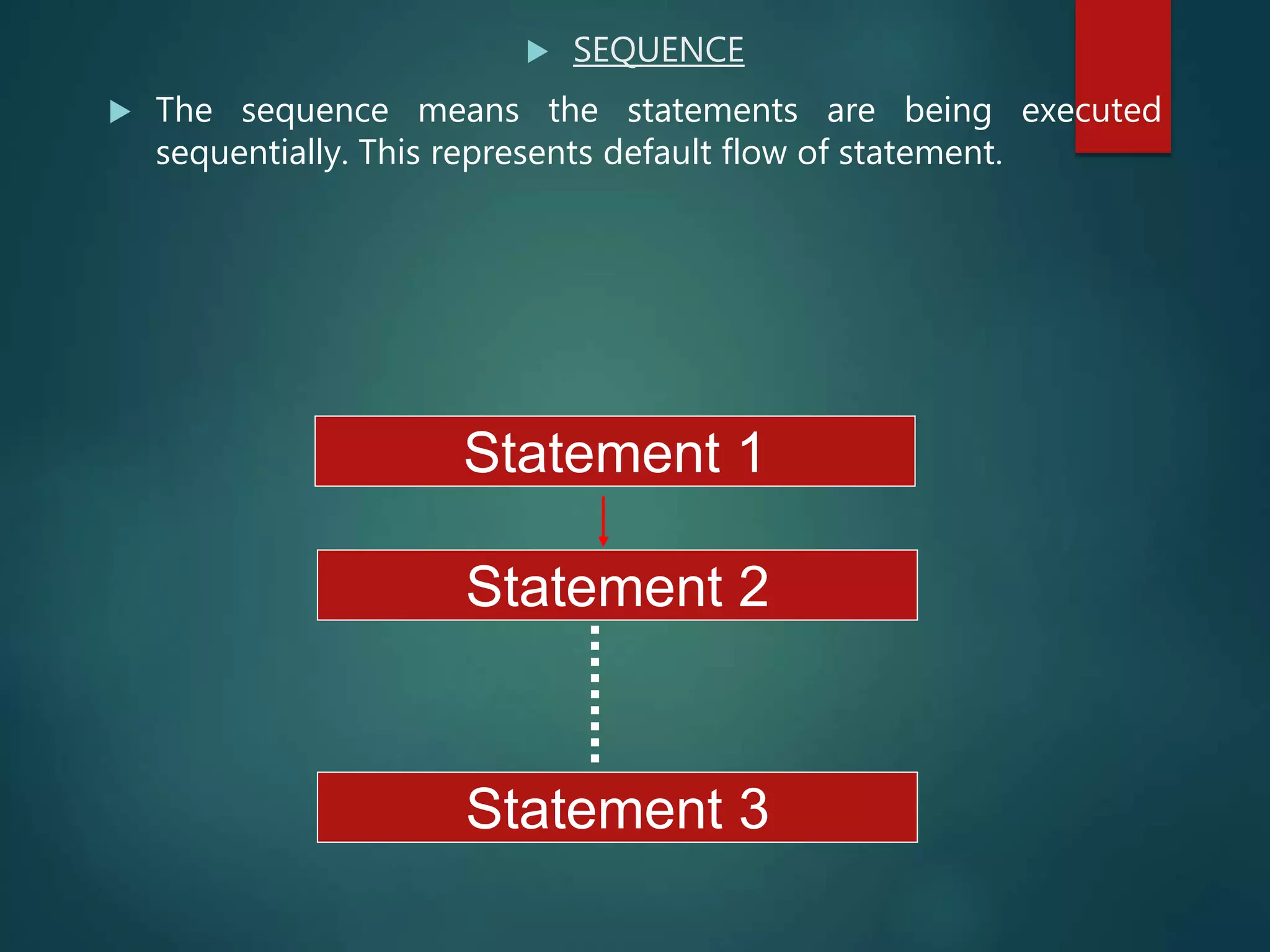 Control statements | PPT | Programming Languages | Computing