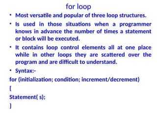 control-statements....ppt - definition | PPT | Programming Languages | Computing