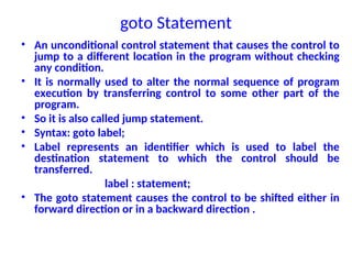 control-statements....ppt - definition | PPT | Programming Languages ...