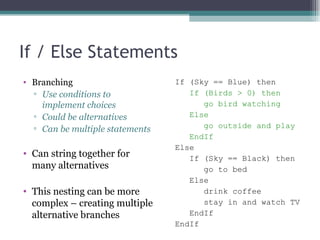 Control Structures08 | PPT
