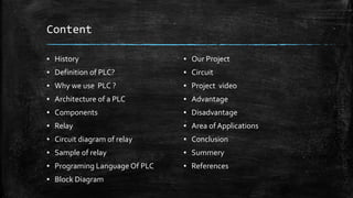 Programmable Logic Controller(PLC) | PPTX