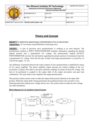Control system-lab | PDF