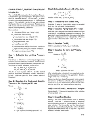 Control valve-sizing | PDF