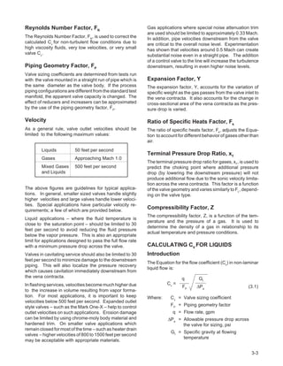 Control valve-sizing | PDF