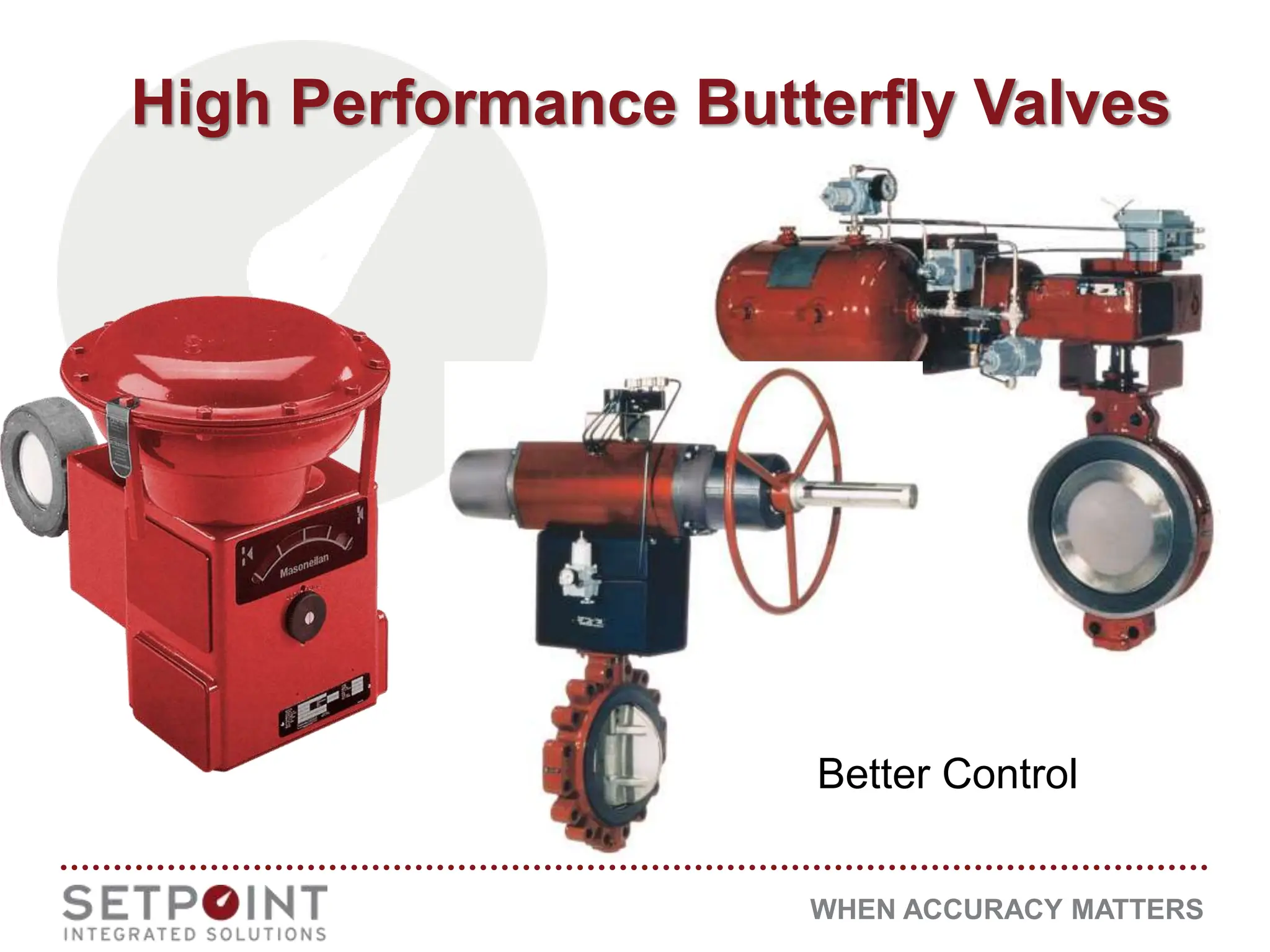 Presentation on Introduction to control valve types | PPT