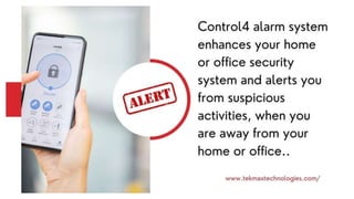 Control4 security system.pptx | Home Security | Home & Garden