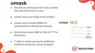Control Access to Files - RHCSA (RH124).pdf