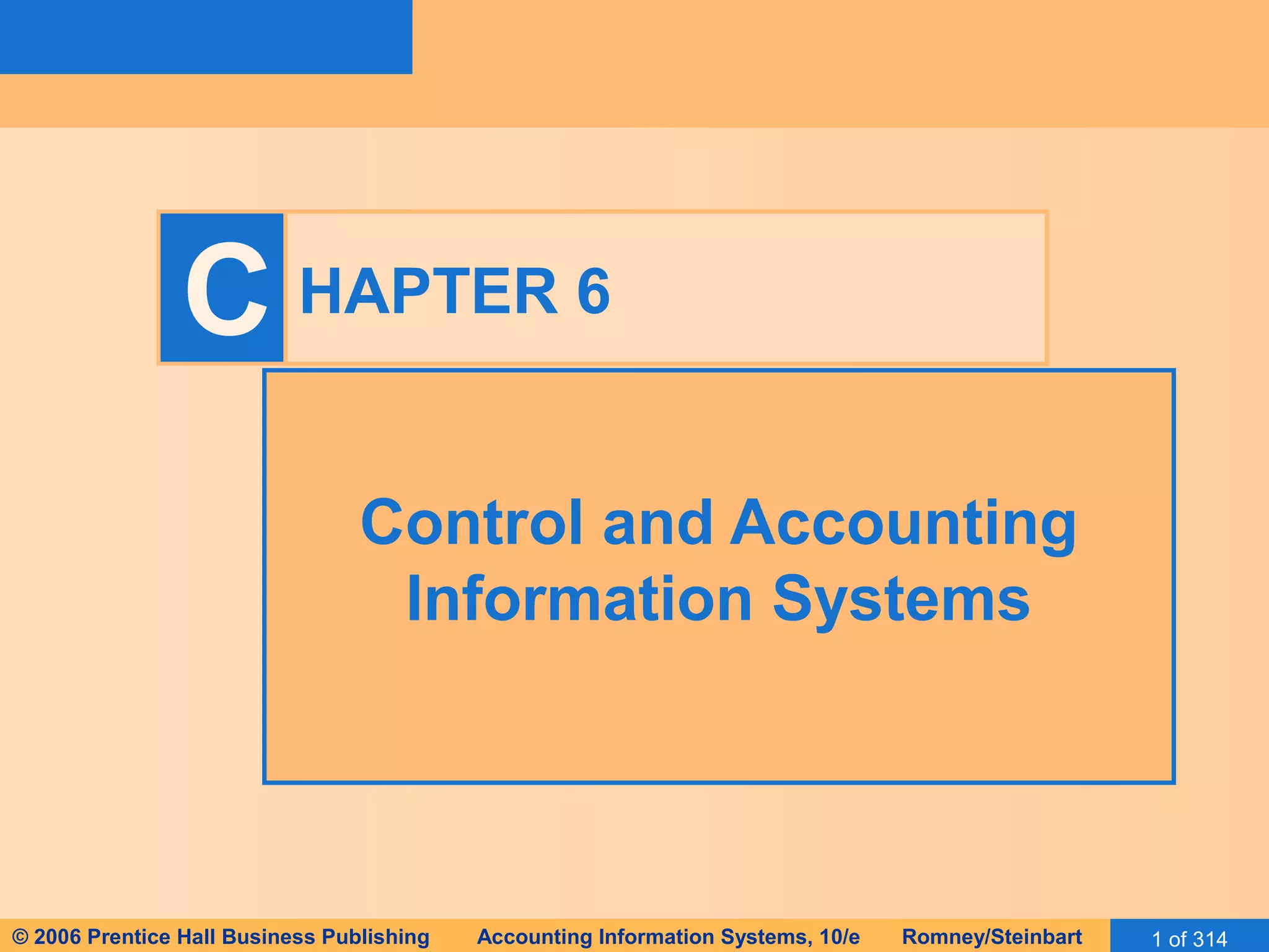 Control&accounting information system | PPT
