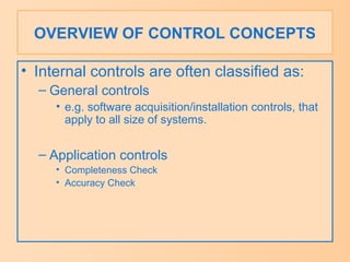 Control&accounting information system | PPT