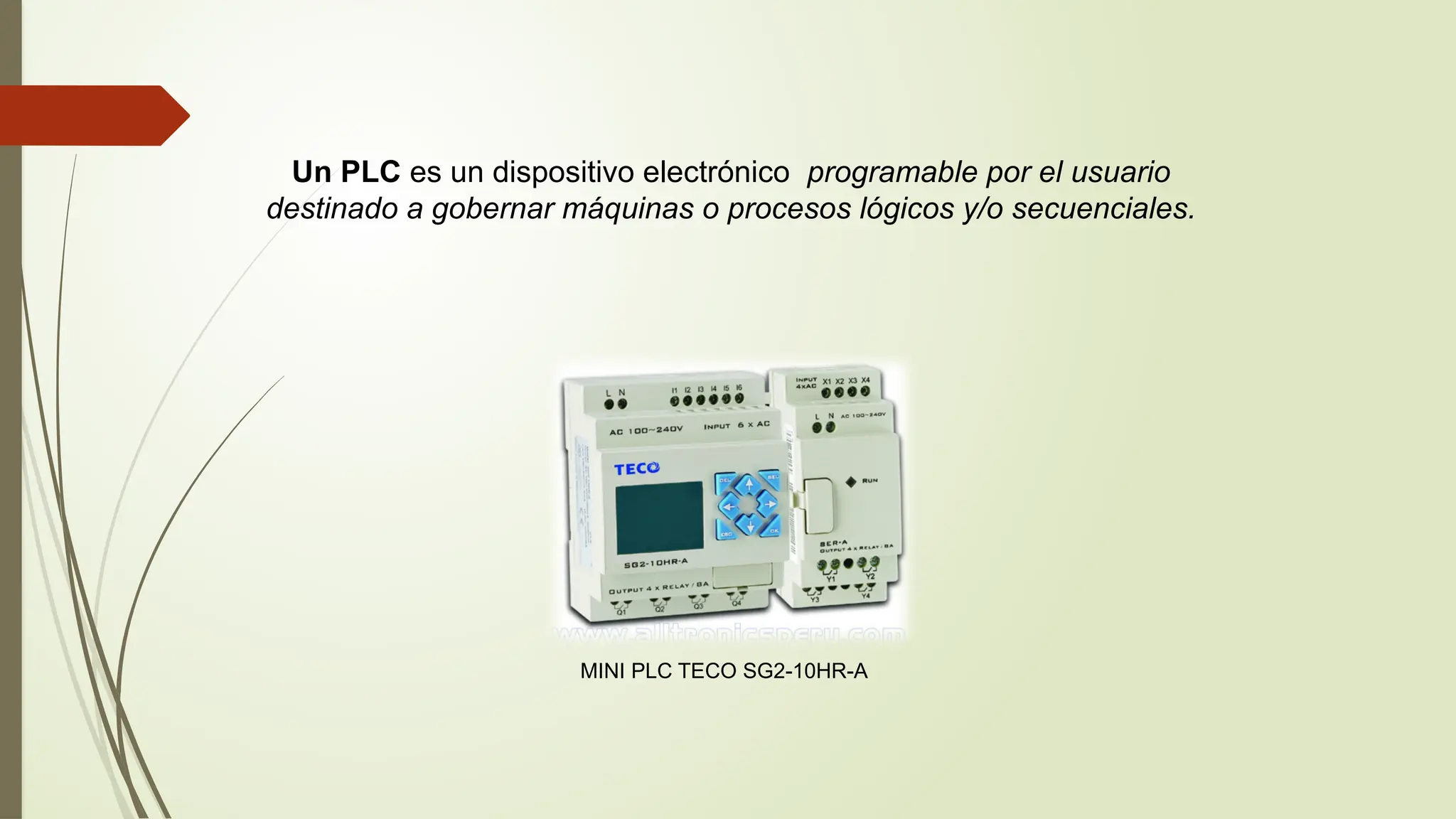 controlador-logico-programable y de sistemas electricos | PPTX