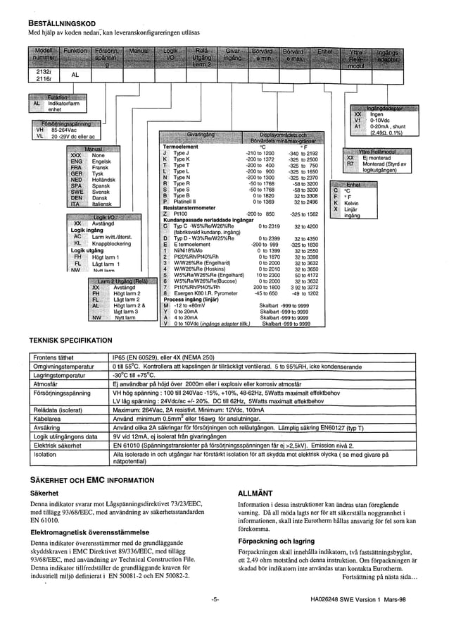 Controlador de temperatura pid eurotherm 2132i | PDF