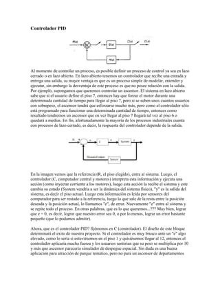 Controlador pid | DOCX