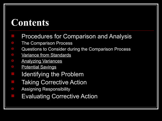 Control Analysis, Corrective Action And Evaluation | PPT